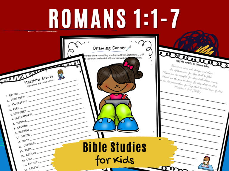 Bible Studies for Kids – Romans 1:1-7 – Deeper KidMin