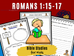 Bible Studies for Kids – Romans 1 BUNDLE – Deeper KidMin