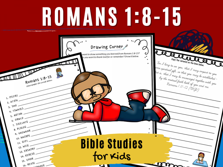 Bible Studies for Kids – Romans 1 BUNDLE – Deeper KidMin