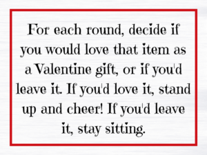 Love It or Leave It: Valentine Gifts Edition On-Screen Game – Deeper KidMin