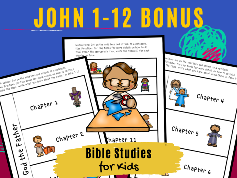 Bible Studies for Kids – John 1-12 BUNDLE! – Deeper KidMin