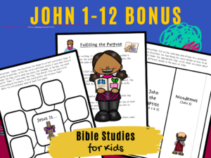Bible Studies for Kids – John 1-12 BUNDLE! – Deeper KidMin