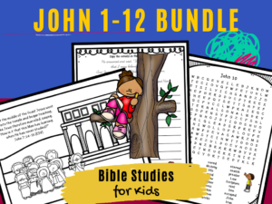 Bible Studies for Kids – John 1-12 BUNDLE! – Deeper KidMin