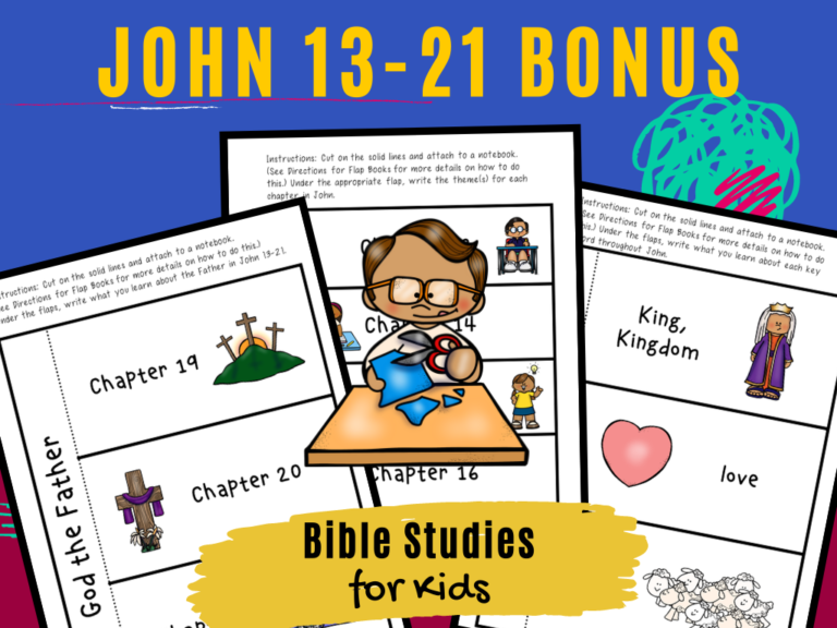 Bible Studies for Kids – John 13-21 BUNDLE! – Deeper KidMin