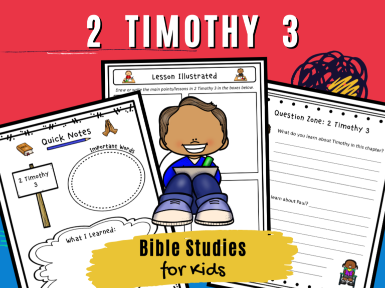 Bible Studies for Kids – 2 Timothy 3 – Deeper KidMin