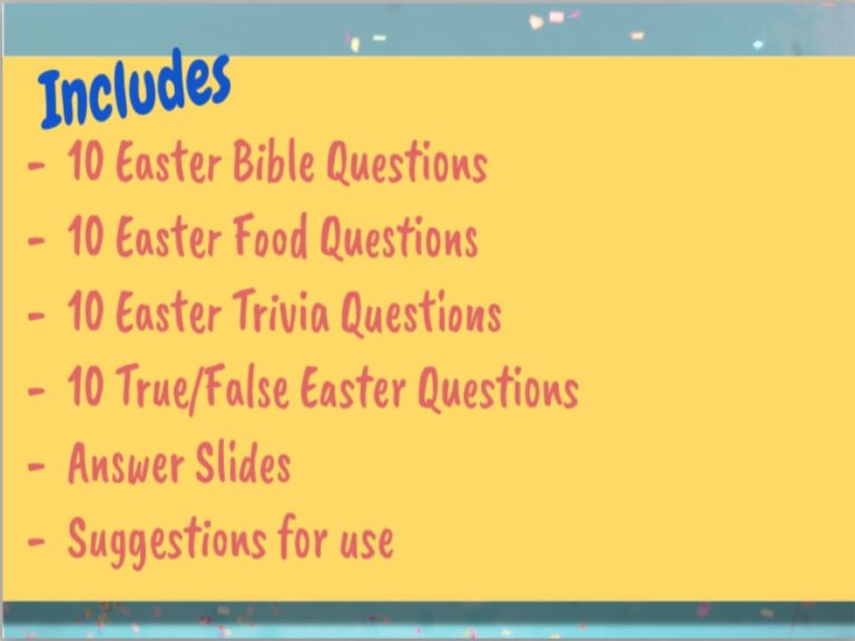 The Mega Easter Quiz Bundle PPT Game – Deeper KidMin