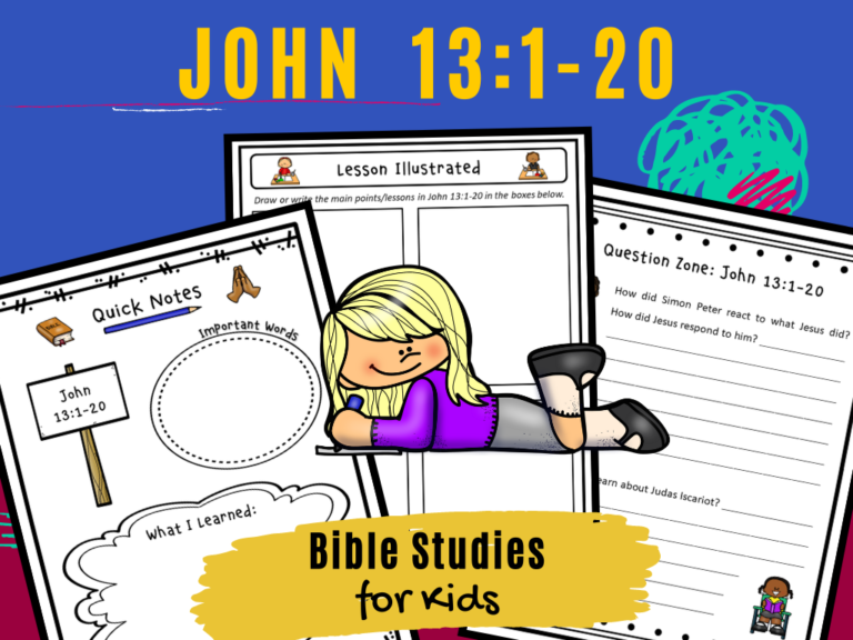 Bible Studies for Kids – John 13:1-20 – Deeper KidMin