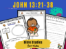 Bible Studies for Kids – John 13:21-38 – Deeper KidMin
