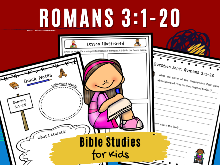 Bible Studies for Kids – Romans 3 BUNDLE – Deeper KidMin