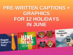KidMin Social Media Posts: June Holidays – Deeper KidMin