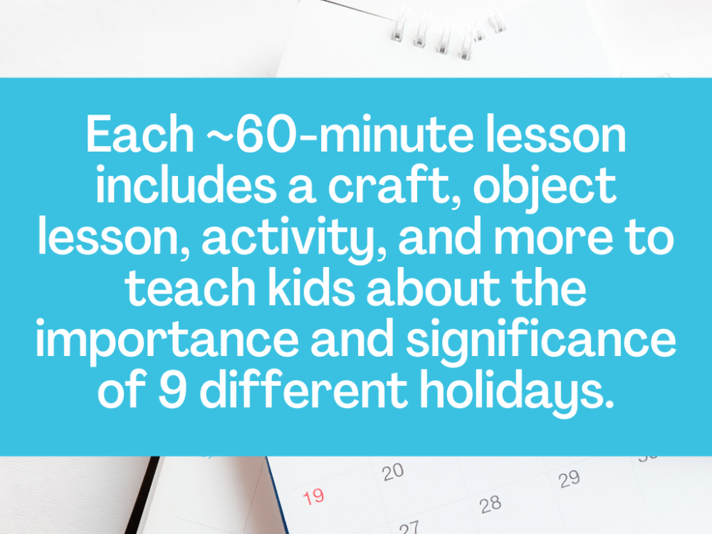 Holiday History Bundle: 9 Lessons on Different Holidays – Deeper KidMin