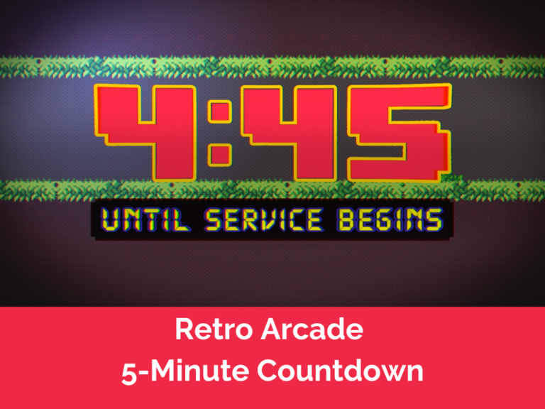 Retro Arcade 5-Minute Countdown – Deeper KidMin