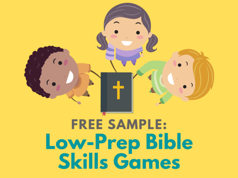Free Sample: Low-Prep Bible Skills Games – Deeper KidMin