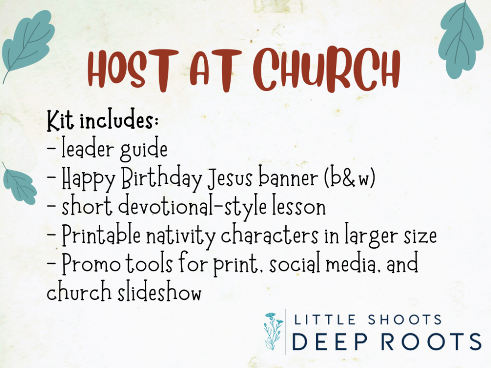 Birthday Party for Jesus – Family Event or Take Home Kit – Deeper KidMin