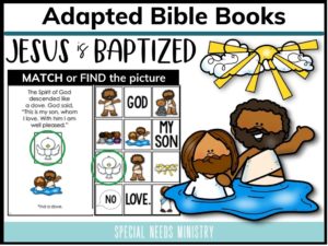 Jesus is Baptized – Adapted Bible Books – Deeper KidMin