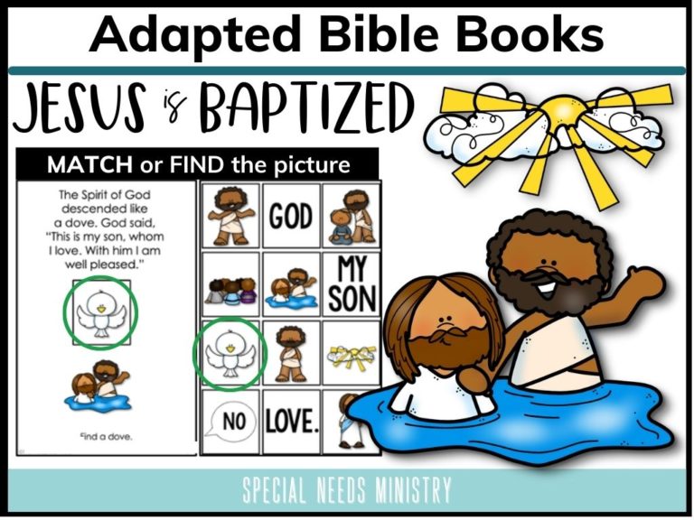 Jesus is Baptized – Adapted Bible Books – Deeper KidMin