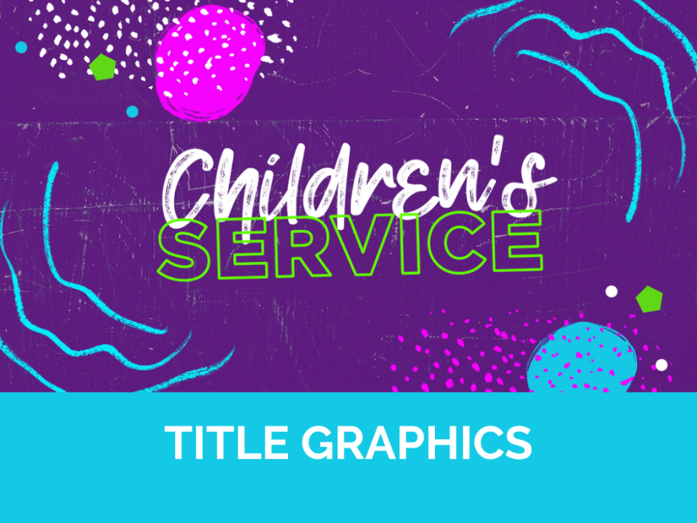 Children’s Service: Title Graphics – Deeper KidMin