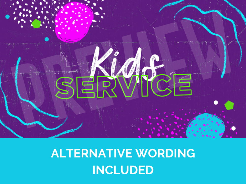 Children’s Service: Title Graphics – Deeper KidMin