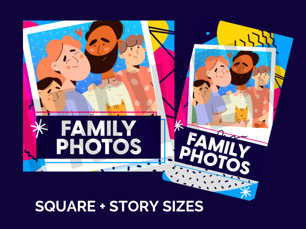Family Photos: Social Graphics – Deeper KidMin