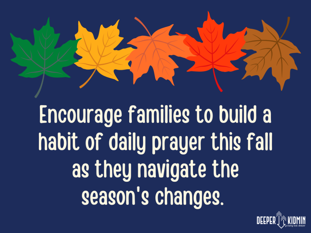 Leaves of Change: 24-Day Fall Family Prayer Activity – Deeper KidMin