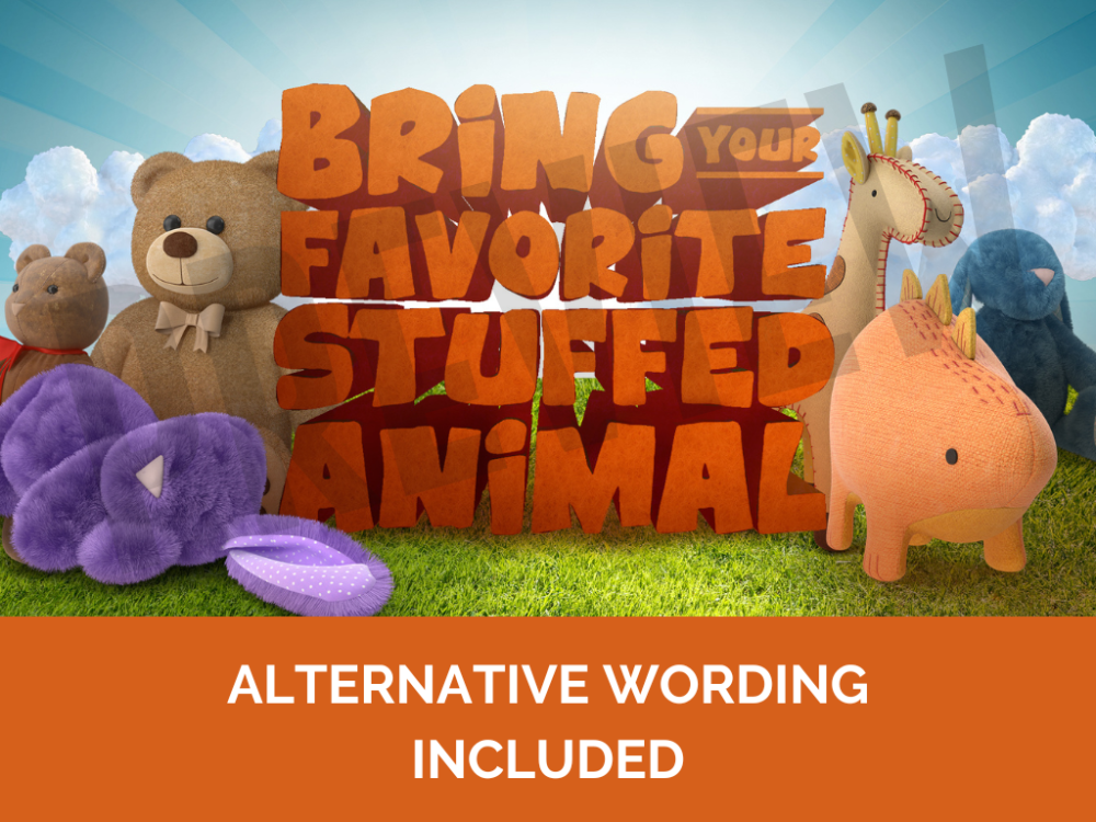 Stuffed Animal Day: Title Graphics – Deeper KidMin