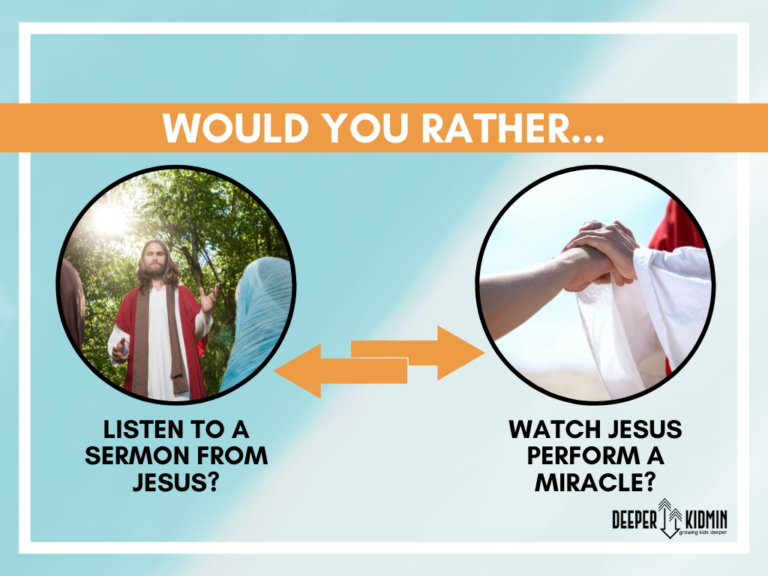 Would You Rather (Bible Edition) Kids Game – Deeper KidMin