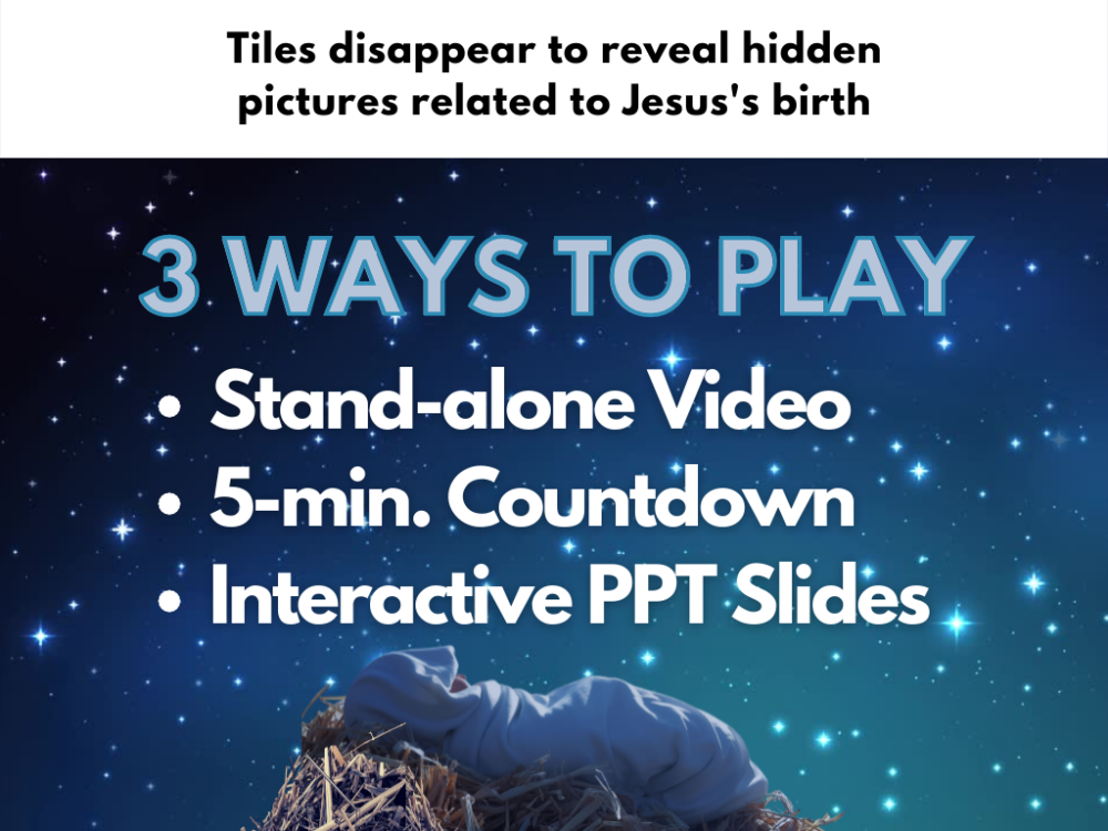 Nativity Picture Reveal Game – Deeper KidMin