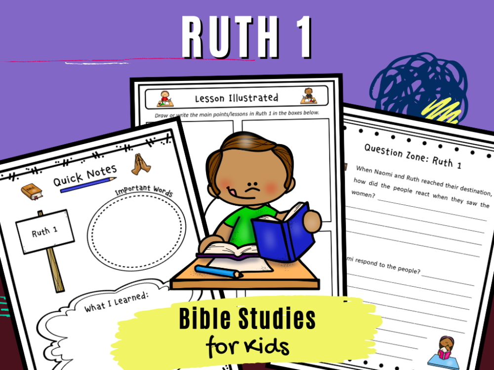 Bible Studies for Kids – Ruth 1 – Deeper KidMin