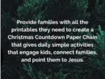 Christmas Countdown Chain Family Activity – Deeper KidMin