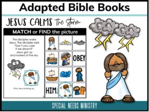 Jesus Calms The Storm – Adapted Bible Books – Deeper KidMin