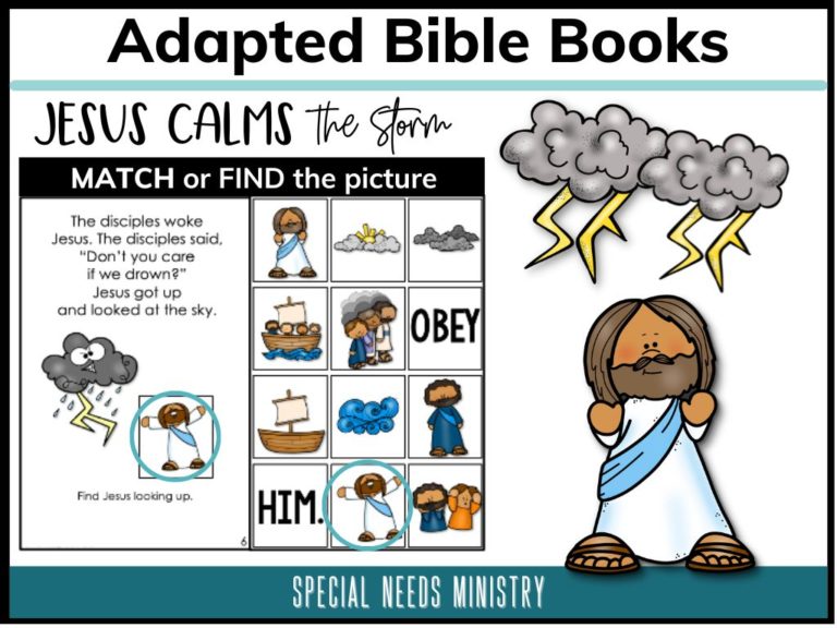 Jesus Calms The Storm – Adapted Bible Books – Deeper KidMin