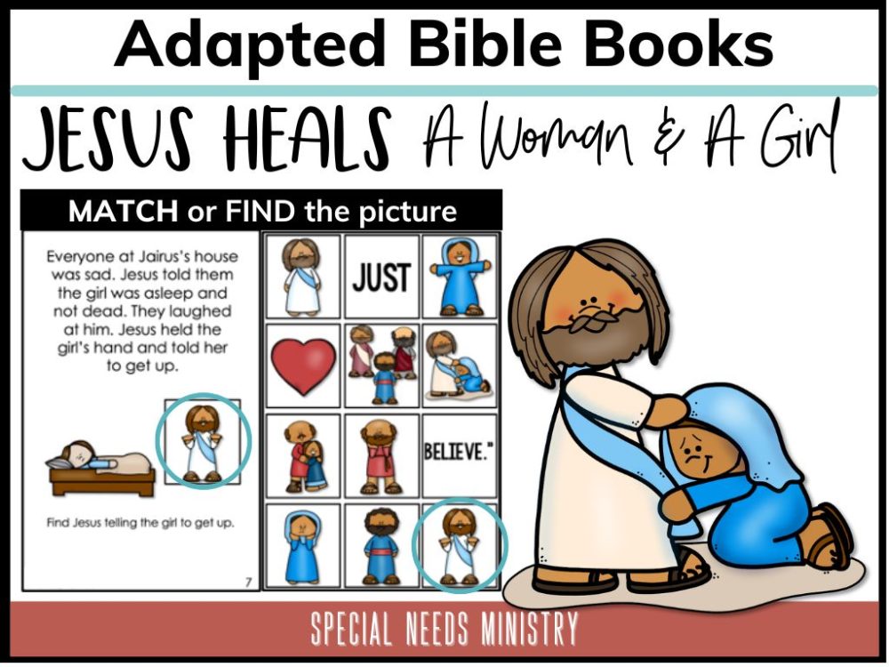 Jesus Heals A Woman and A Girl – Adapted Bible Books – Deeper KidMin