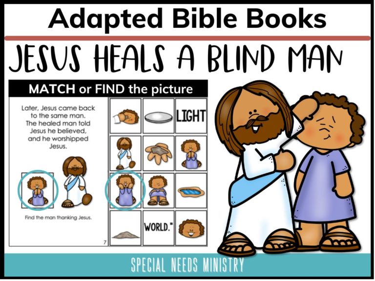Jesus Heals A Blind Man – Adapted Bible Books – Deeper KidMin