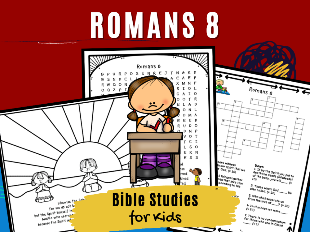 Bible Studies for Kids – Romans 8 BUNDLE – Deeper KidMin
