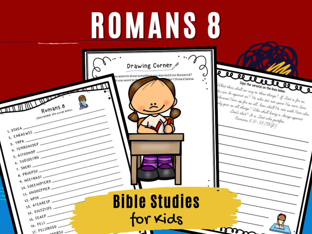 Bible Studies for Kids – Romans 8 BUNDLE – Deeper KidMin