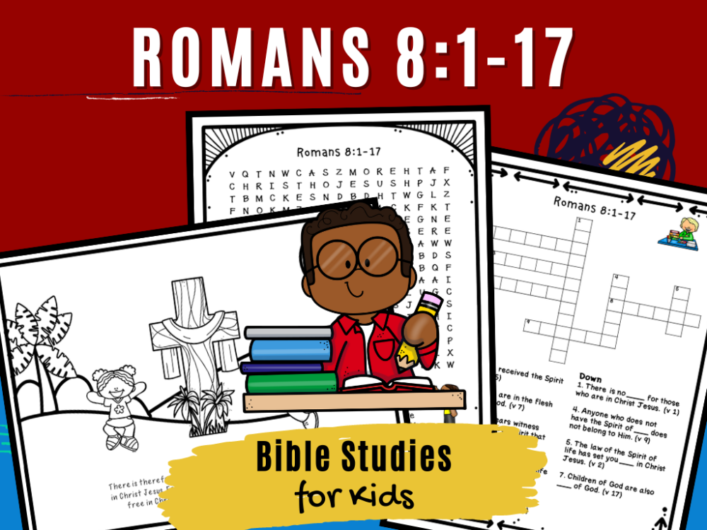 Bible Studies for Kids – Romans 8 BUNDLE – Deeper KidMin