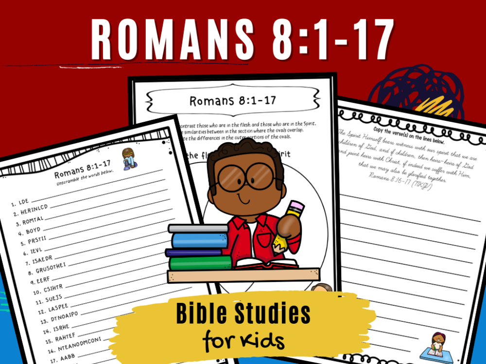 Bible Studies for Kids – Romans 8 BUNDLE – Deeper KidMin