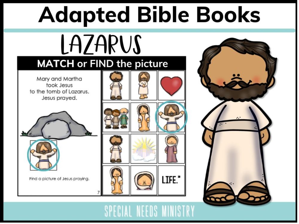Lazarus – Adapted Bible Books – Deeper KidMin