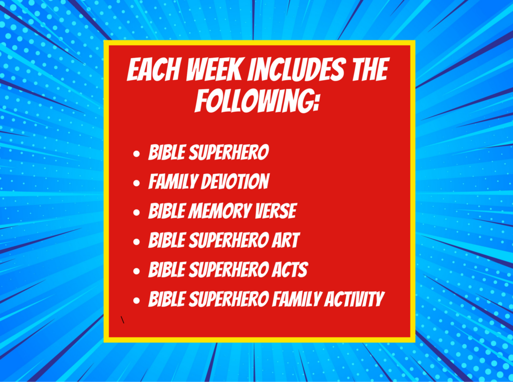 Bible Superheroes – Deeper KidMin