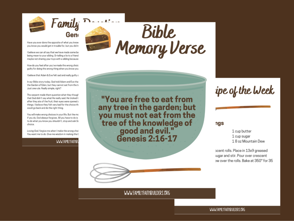 Baking Through the Bible – Deeper KidMin