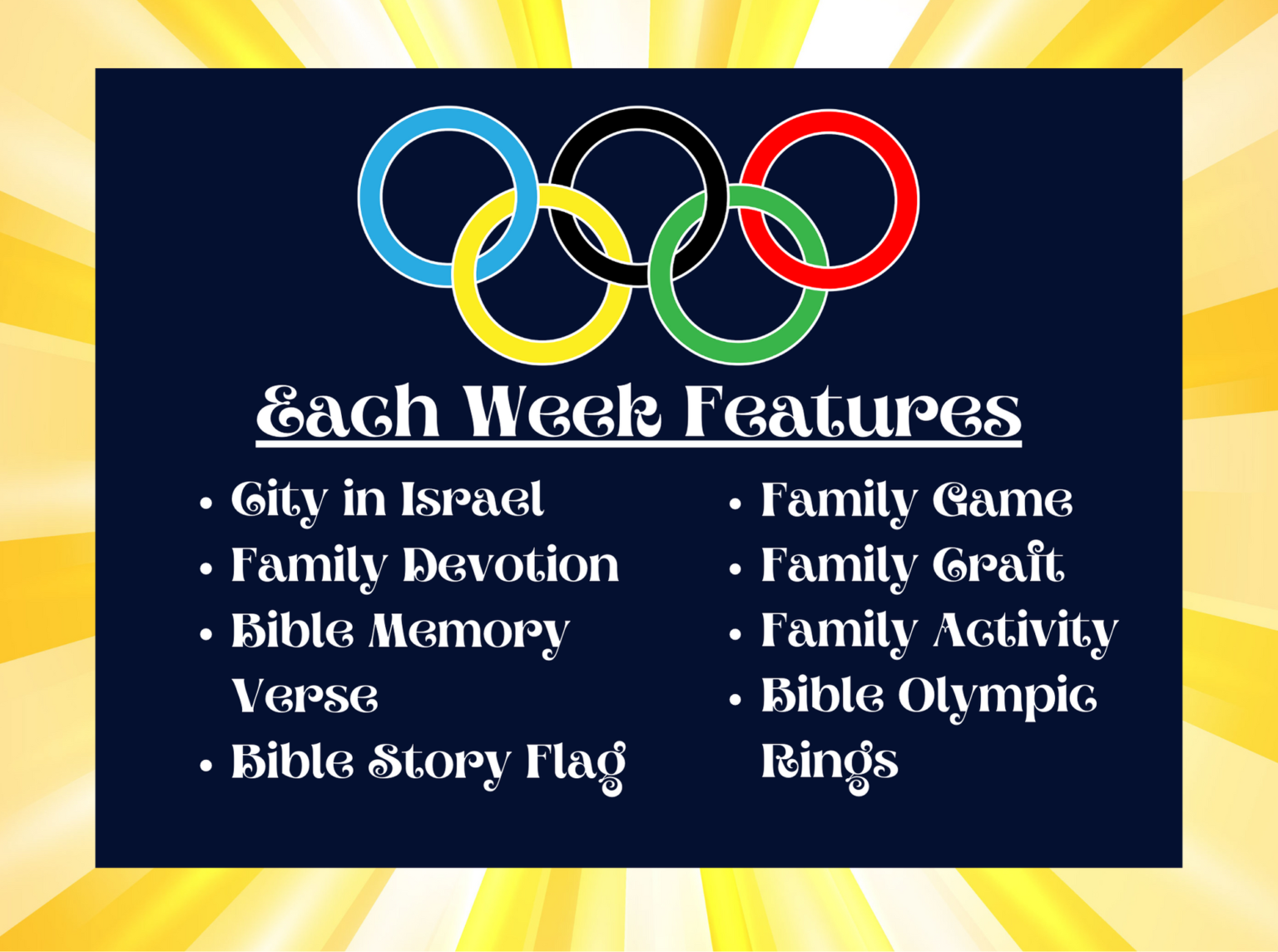 Bible Olympics Family Devotional – Deeper KidMin