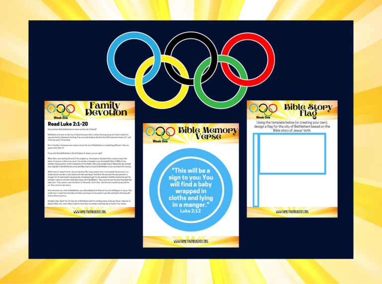 Bible Olympics Family Devotional – Deeper KidMin