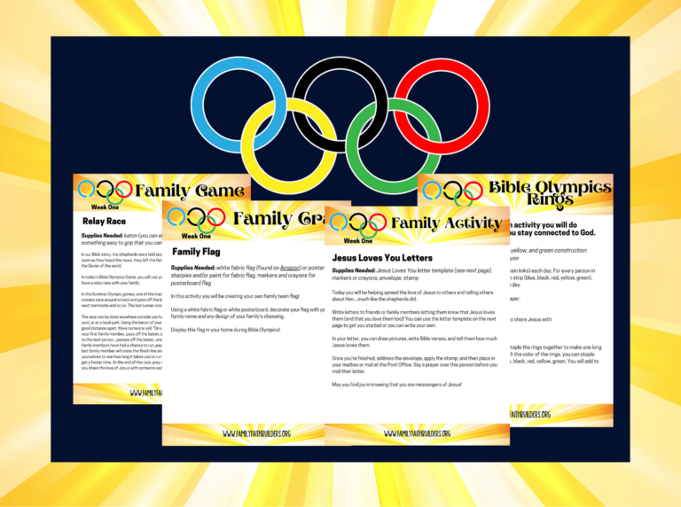 Bible Olympics Family Devotional – Deeper KidMin