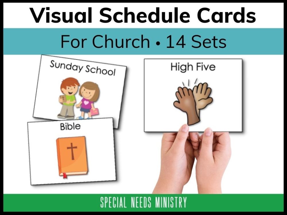 Visual Schedule Cards for Church – Deeper KidMin