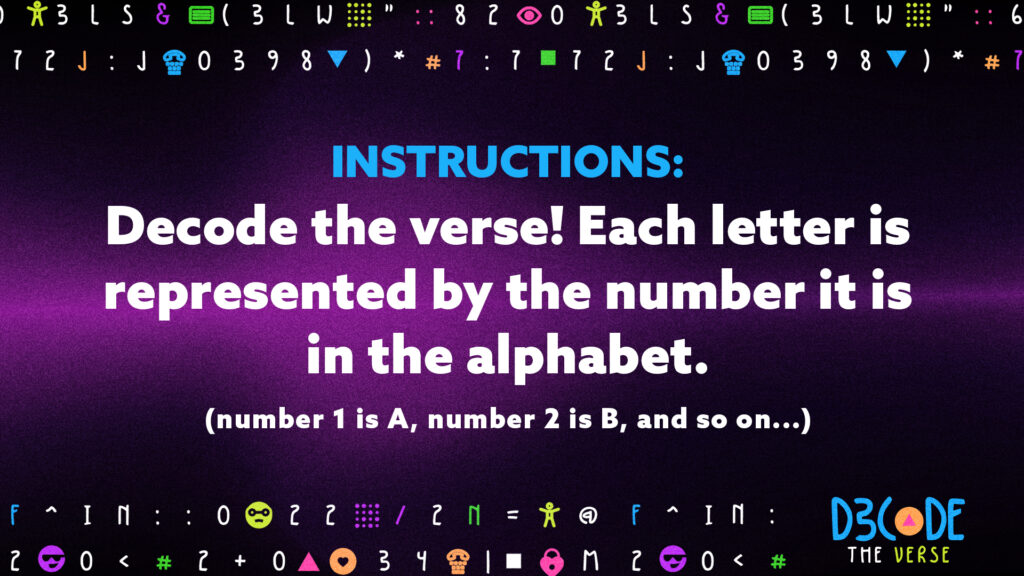 Decode the Verse: Slide-Based Video-Led Game – Deeper KidMin