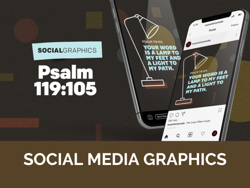 Psalm 119:105 Memory Verse: Social Graphics – Deeper KidMin