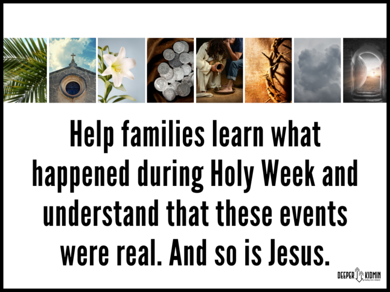Sunday to Sunday: Holy Week Devotion for Families – Deeper KidMin