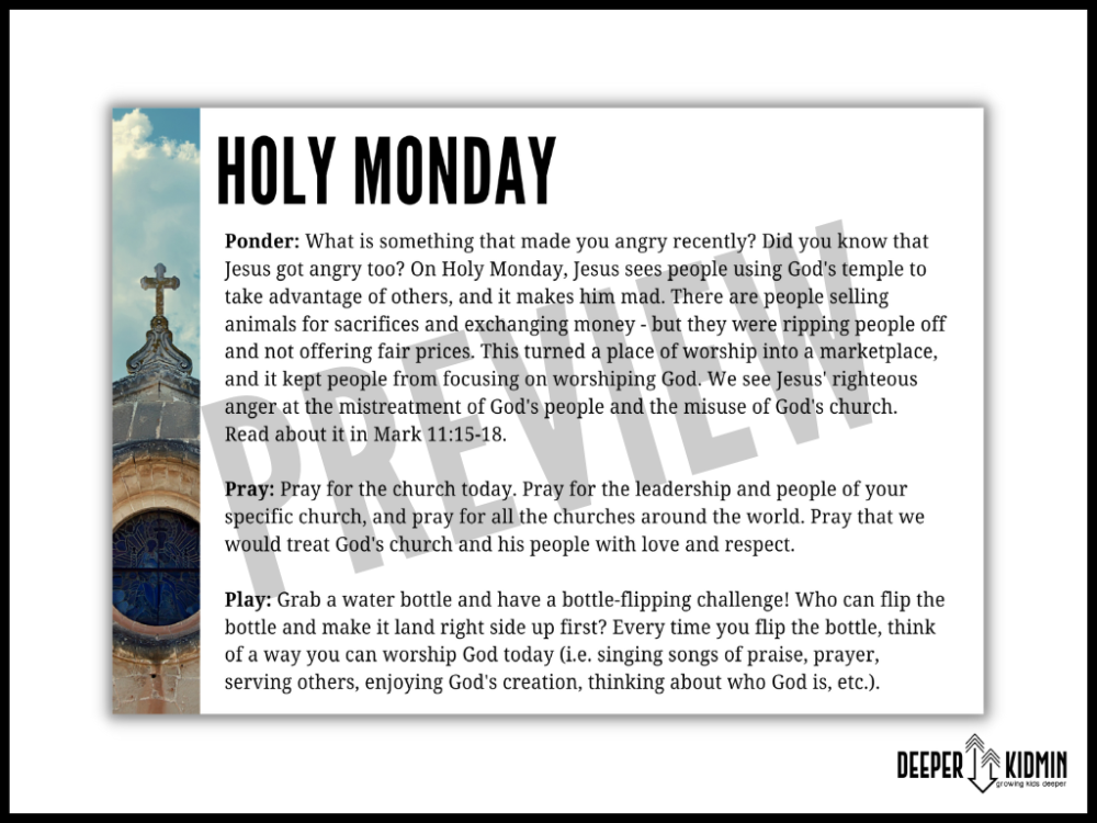 Sunday to Sunday: Holy Week Devotion for Families – Deeper KidMin