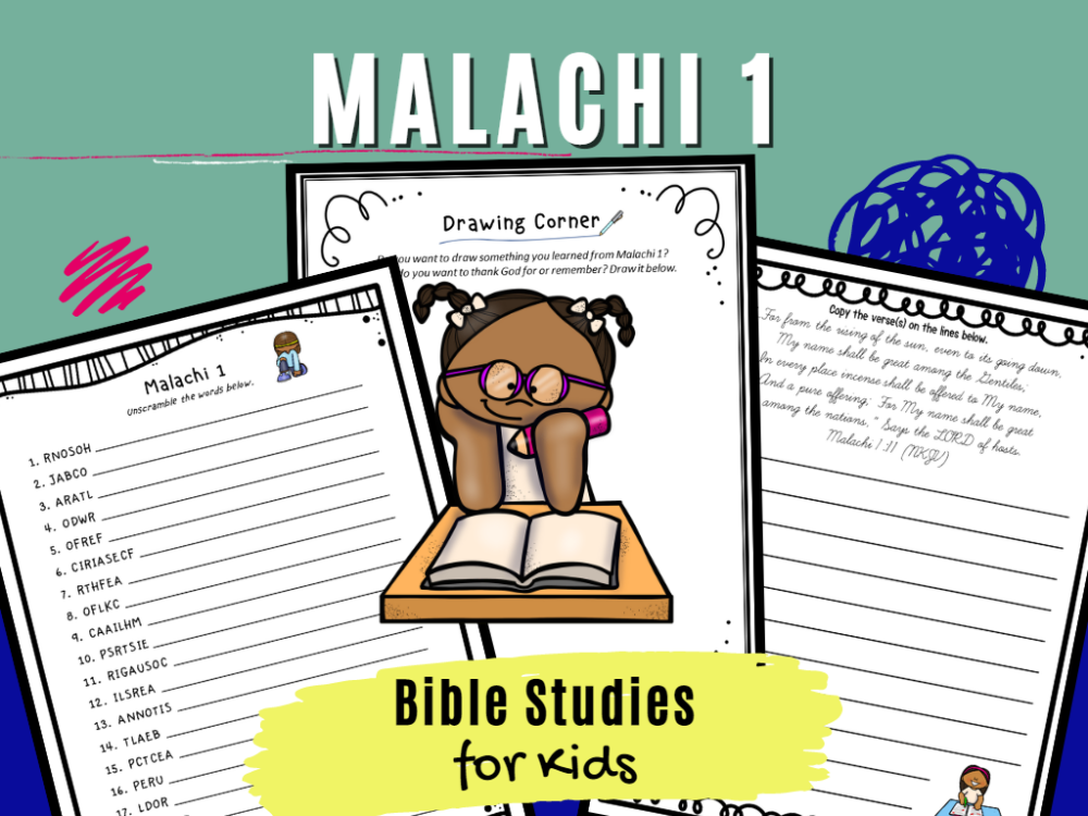 Bible Studies for Kids – Malachi 1 – Deeper KidMin