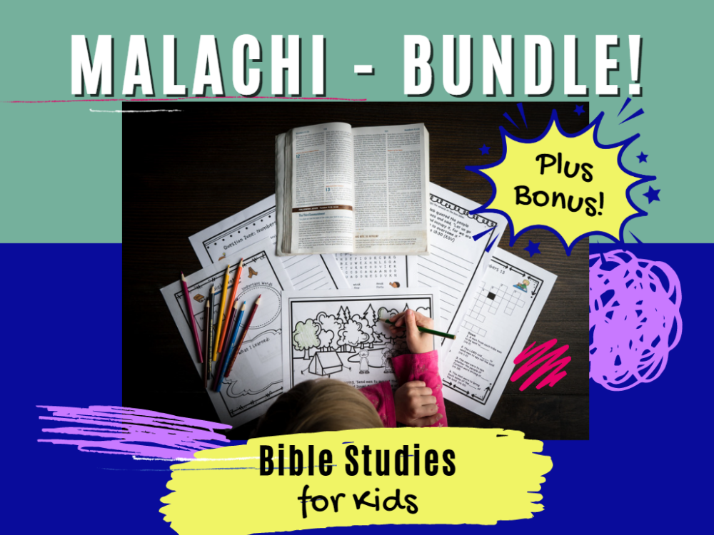 Bible Studies for Kids – Malachi Bundle with Bonus – Deeper KidMin